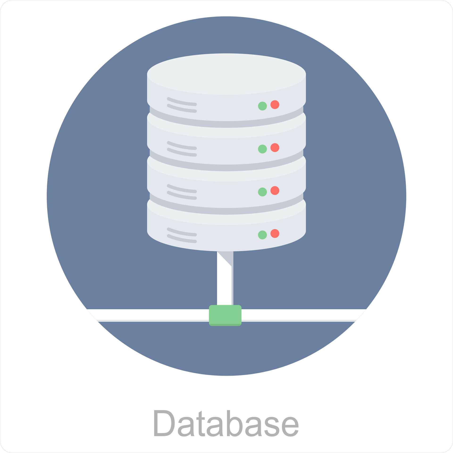 Database and server icon concept 41652749 Vector Art at Vecteezy