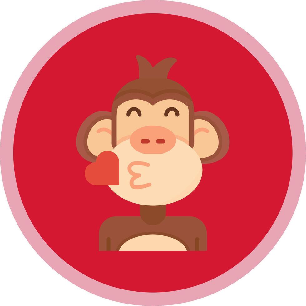 Kiss Flat Multi Circle Icon 41653243 Vector Art At Vecteezy