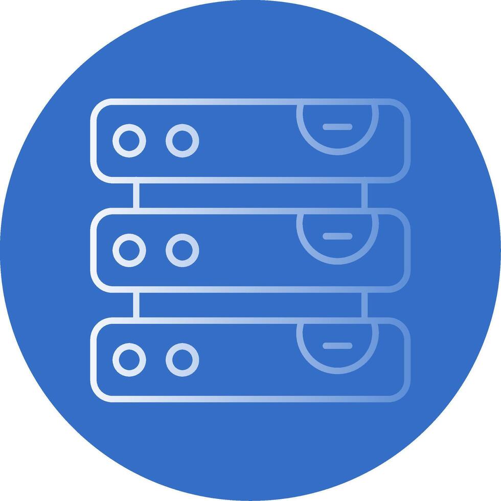 Database Gradient Line Circle Icon 41653999 Vector Art at Vecteezy
