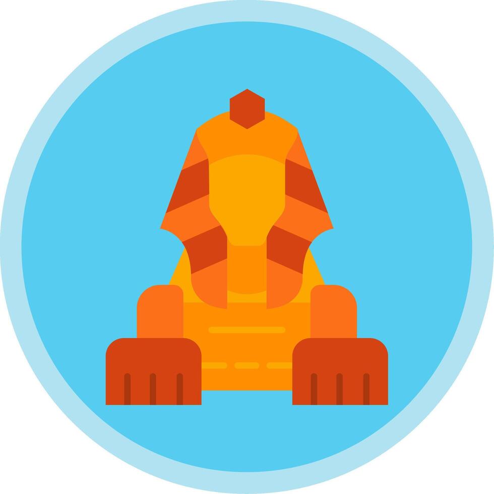 Sphinx Flat Multi Circle Icon 41654812 Vector Art at Vecteezy