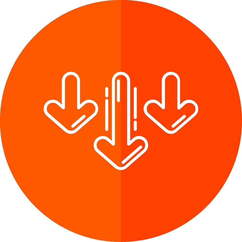 Decrease Line Red Circle Icon 41655896 Vector Art at Vecteezy