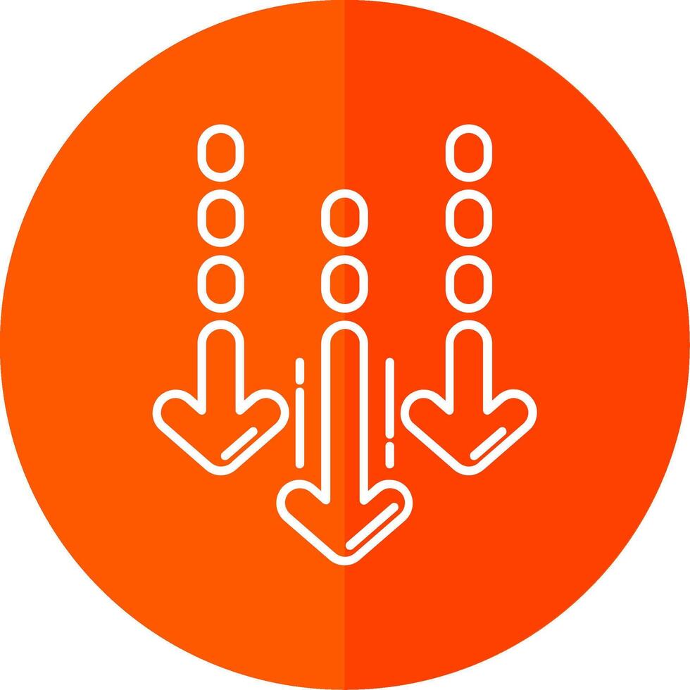 Decrease Line Red Circle Icon 41655921 Vector Art at Vecteezy