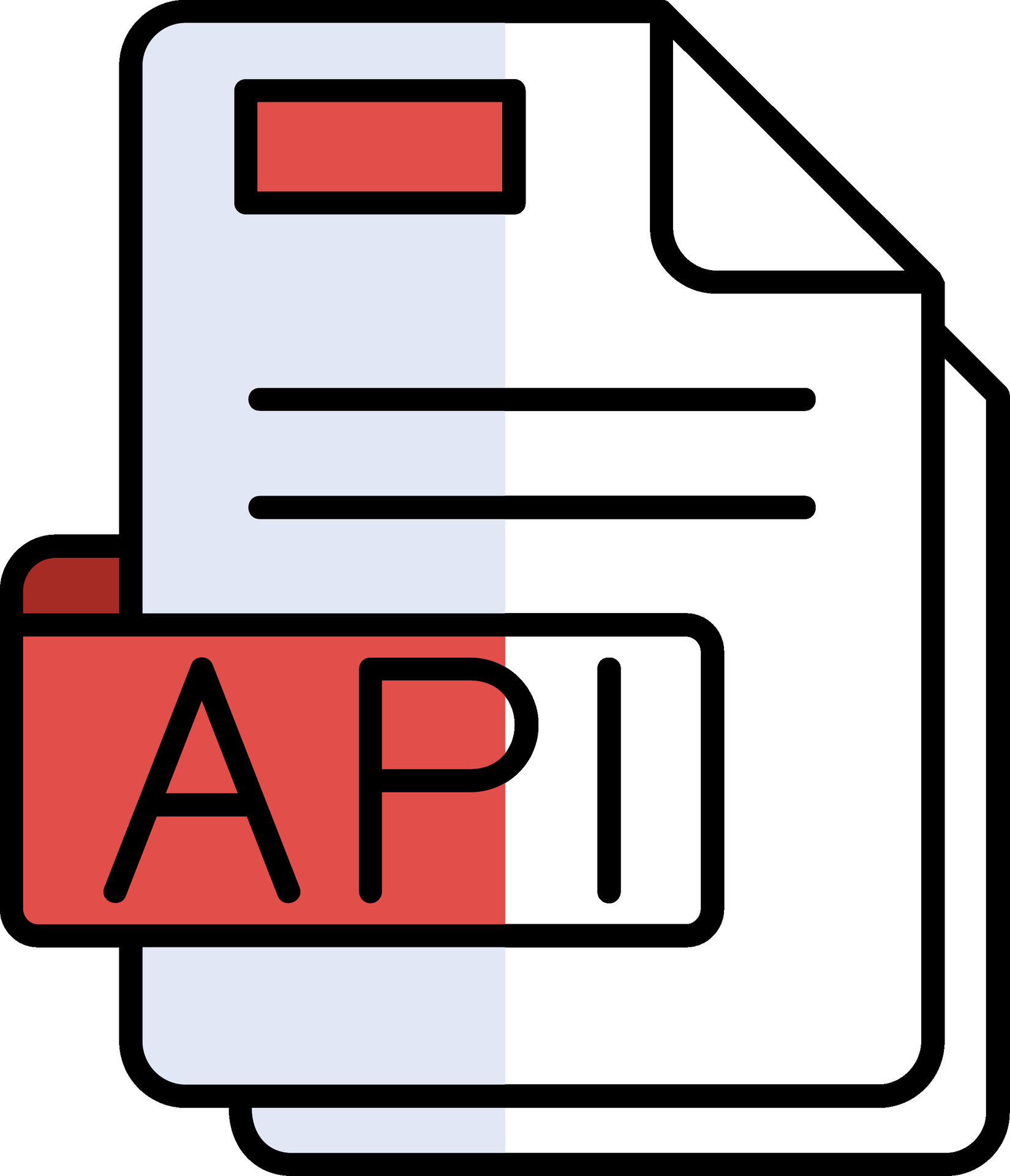 Api Filled Half Cut Icon 41660887 Vector Art at Vecteezy