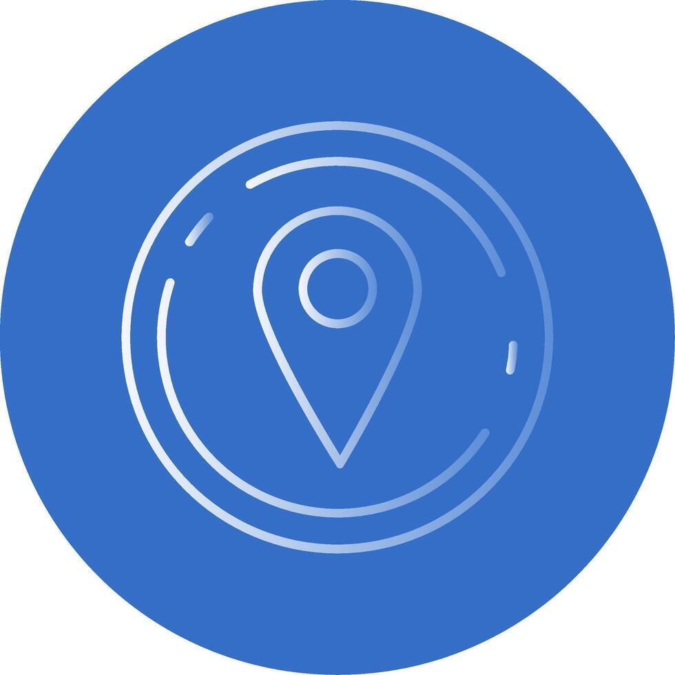 Location Gradient Line Circle Icon 41662877 Vector Art At Vecteezy