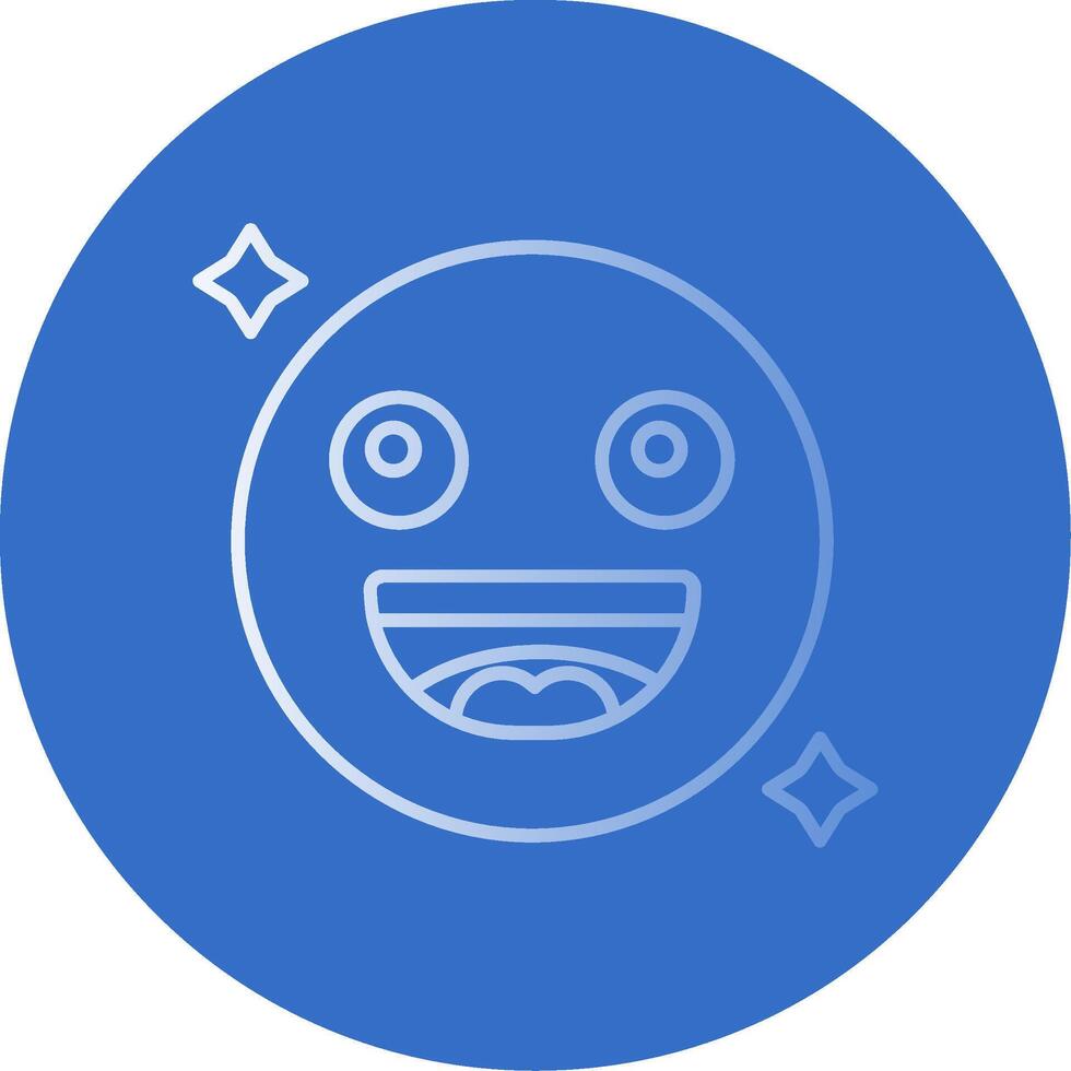 Smile Gradient Line Circle Icon 41663034 Vector Art At Vecteezy