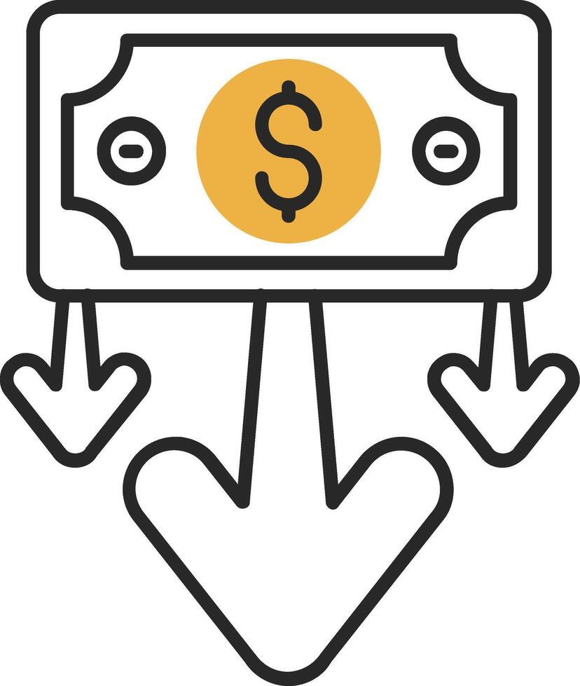 Decrease Skined Filled Icon 41665683 Vector Art at Vecteezy