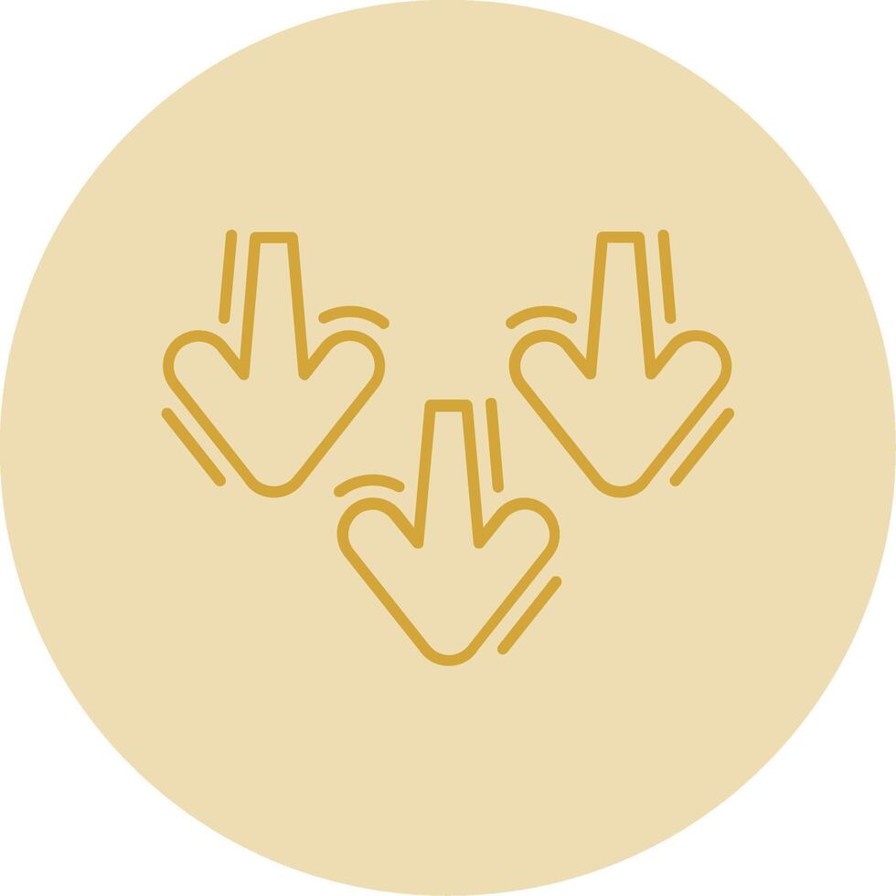 Decrease Line Yellow Circle Icon 41665714 Vector Art at Vecteezy