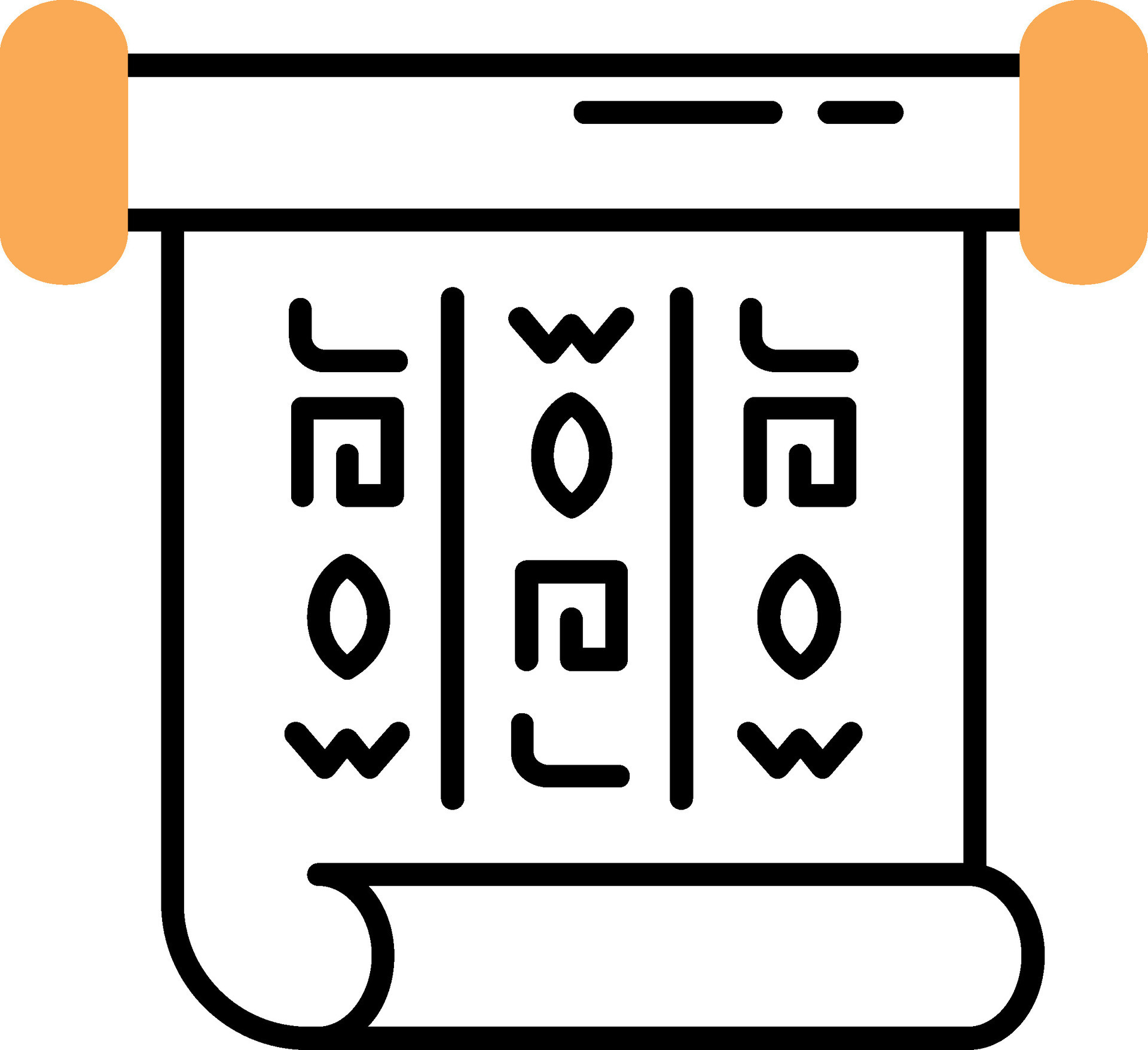 words Skined Filled Icon 41666247 Vector Art at Vecteezy