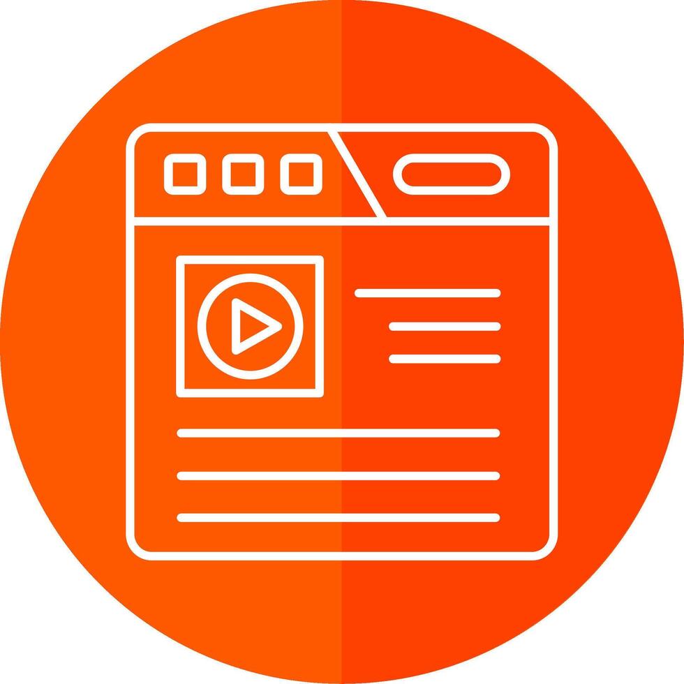 Browser Line Red Circle Icon 41670851 Vector Art at Vecteezy