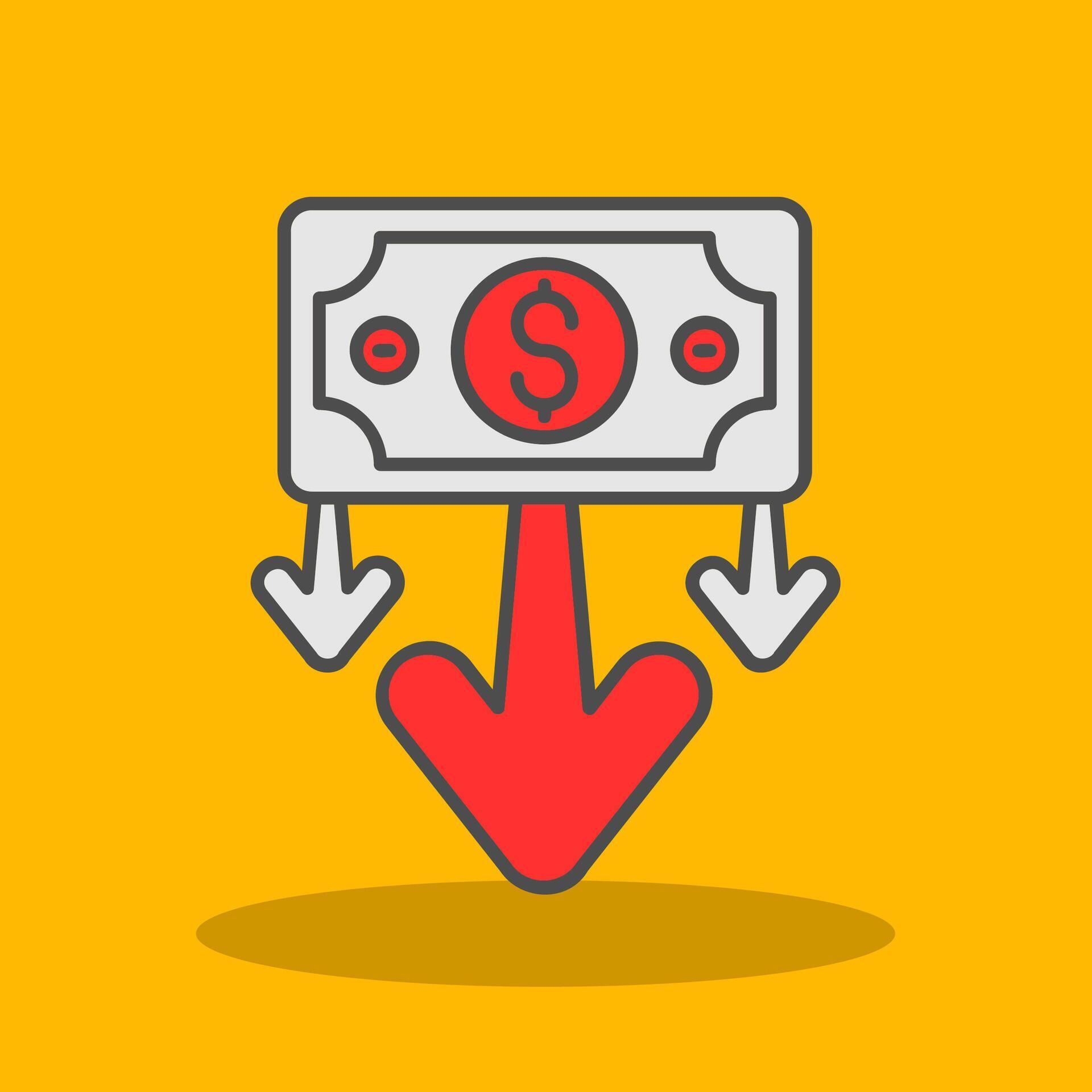 Decrease Filled Shadow Icon 41671554 Vector Art at Vecteezy