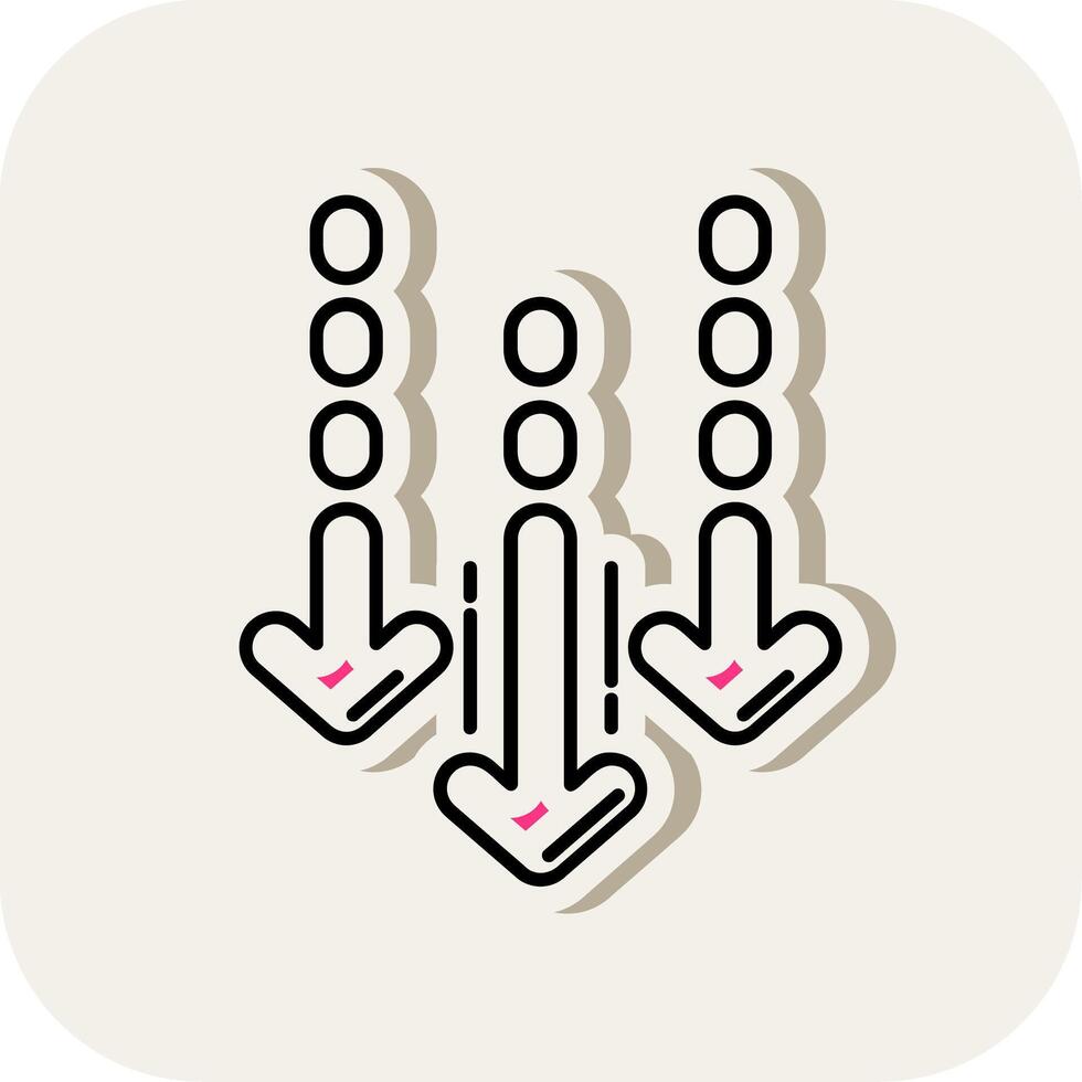 Decrease Line Filled White Shadow Icon 41674083 Vector Art at Vecteezy