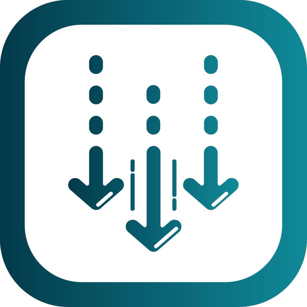 Decrease Glyph Gradient Round Corner Icon 41677988 Vector Art at Vecteezy