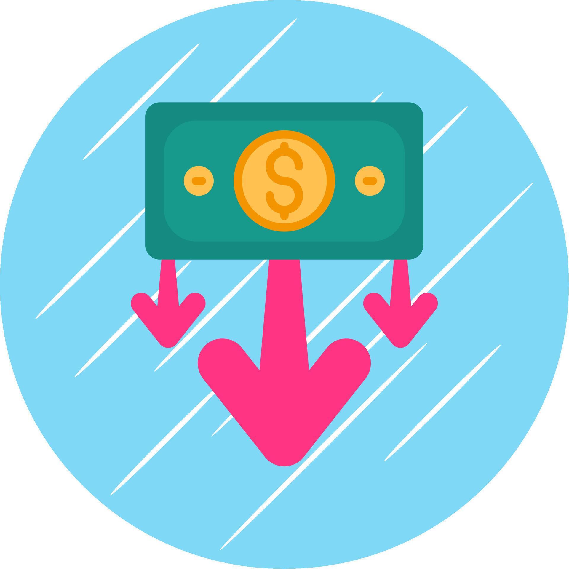 Decrease Flat Blue Circle Icon 41680106 Vector Art at Vecteezy