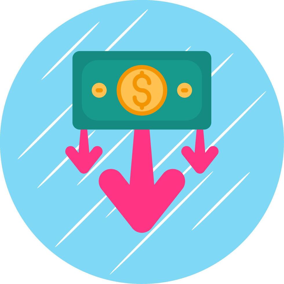 Decrease Flat Blue Circle Icon 41680106 Vector Art at Vecteezy