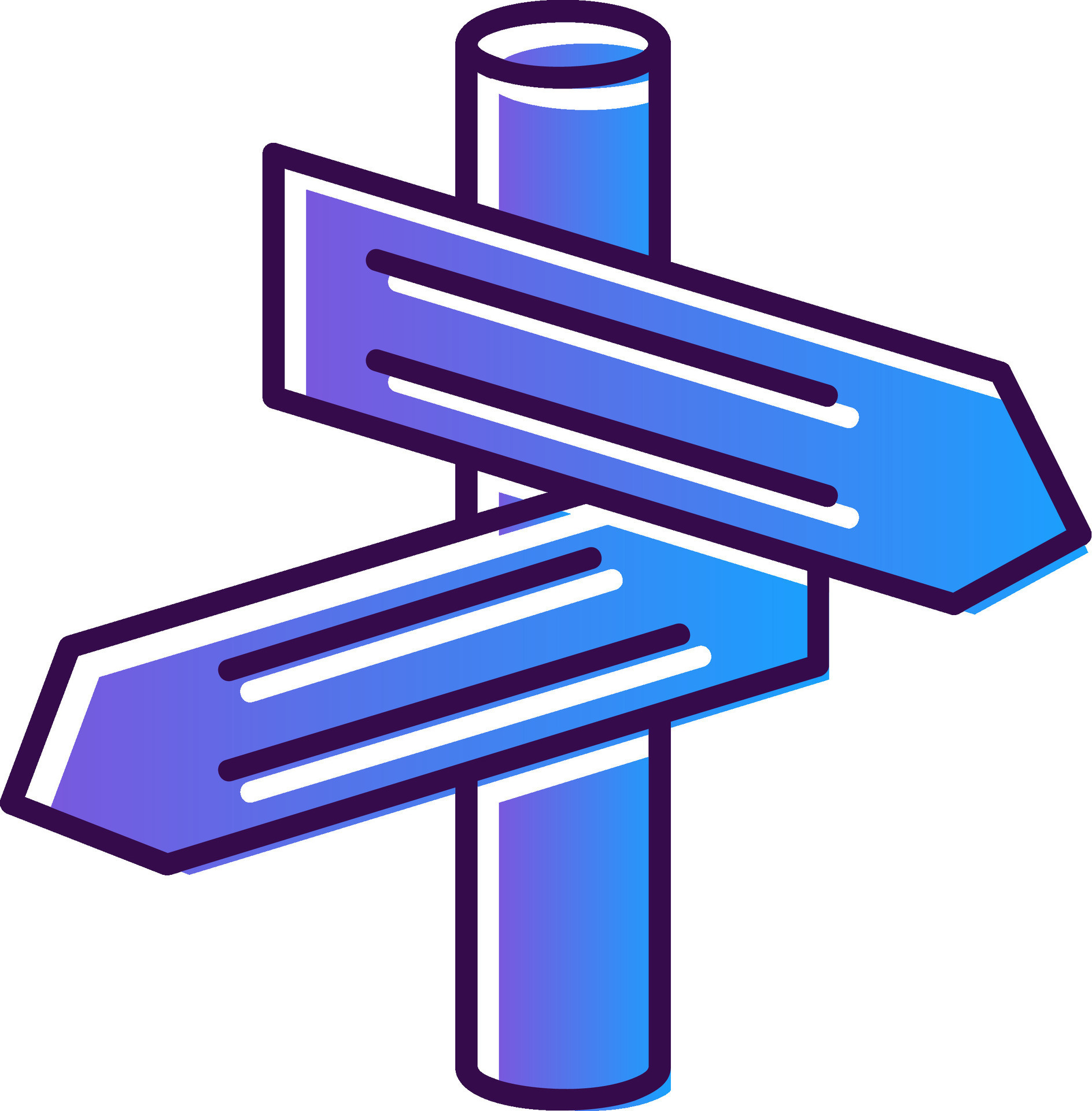 Pointer Gradient Filled Icon 41681457 Vector Art at Vecteezy