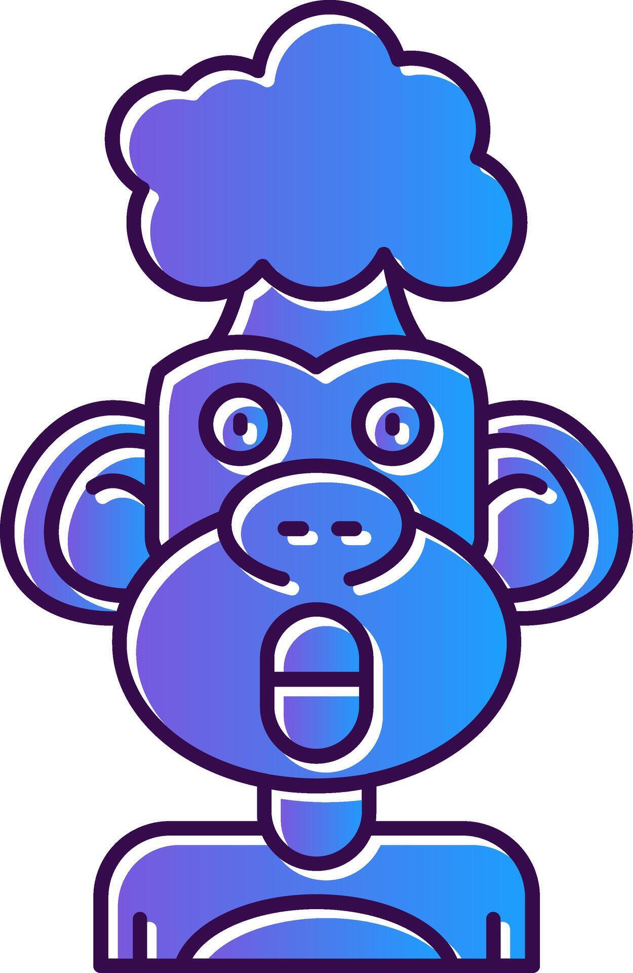 Exploding Gradient Filled Icon 41682187 Vector Art at Vecteezy