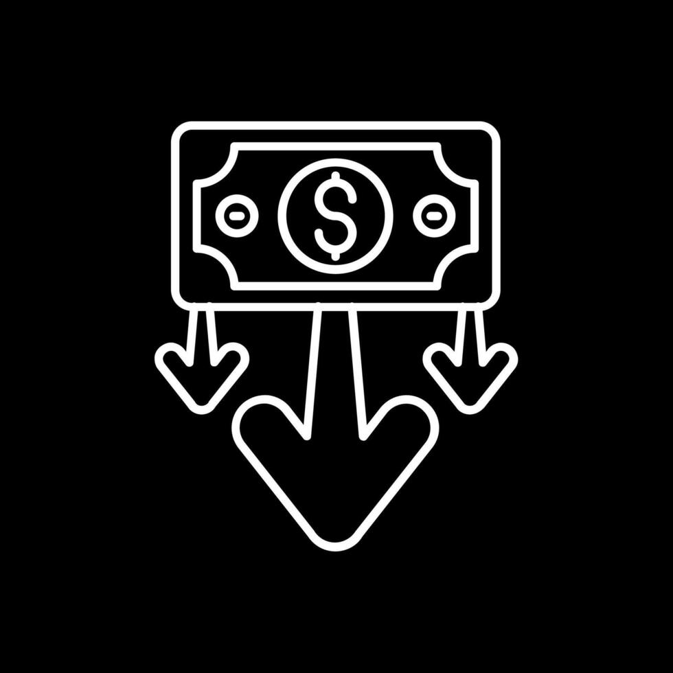 Decrease Line Inverted Icon 41686249 Vector Art at Vecteezy