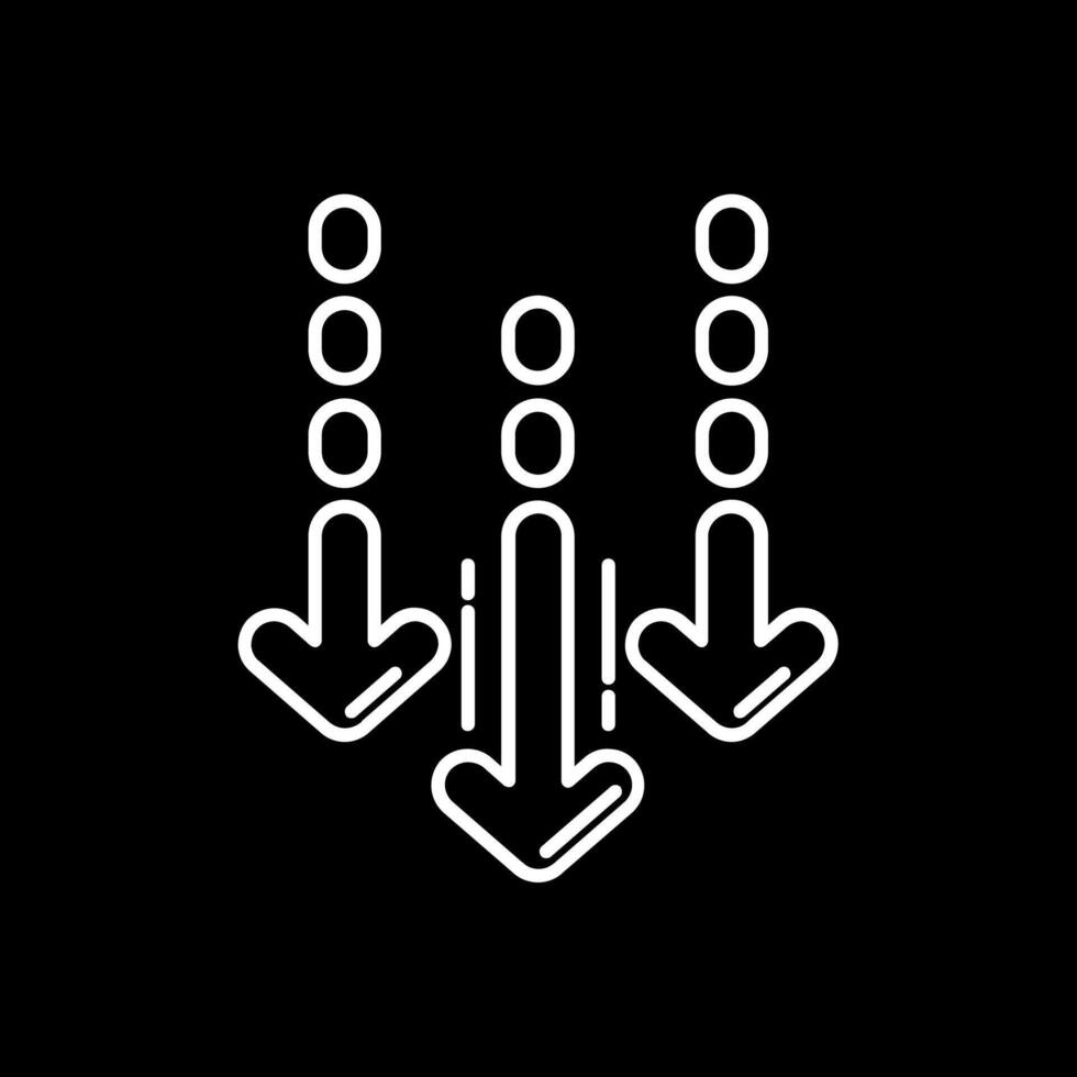 Decrease Line Inverted Icon 41686313 Vector Art at Vecteezy