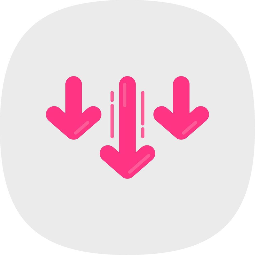 Decrease Flat Curve Icon 41687262 Vector Art at Vecteezy