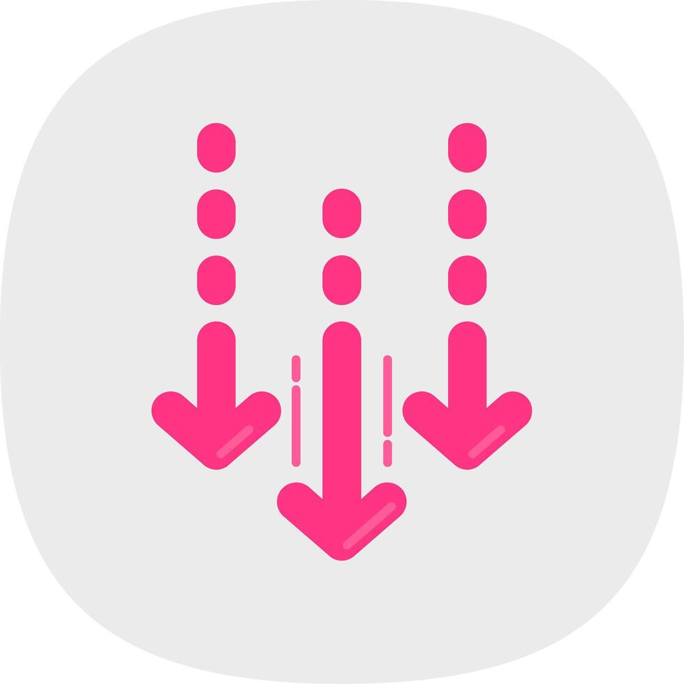 Decrease Flat Curve Icon 41687331 Vector Art at Vecteezy