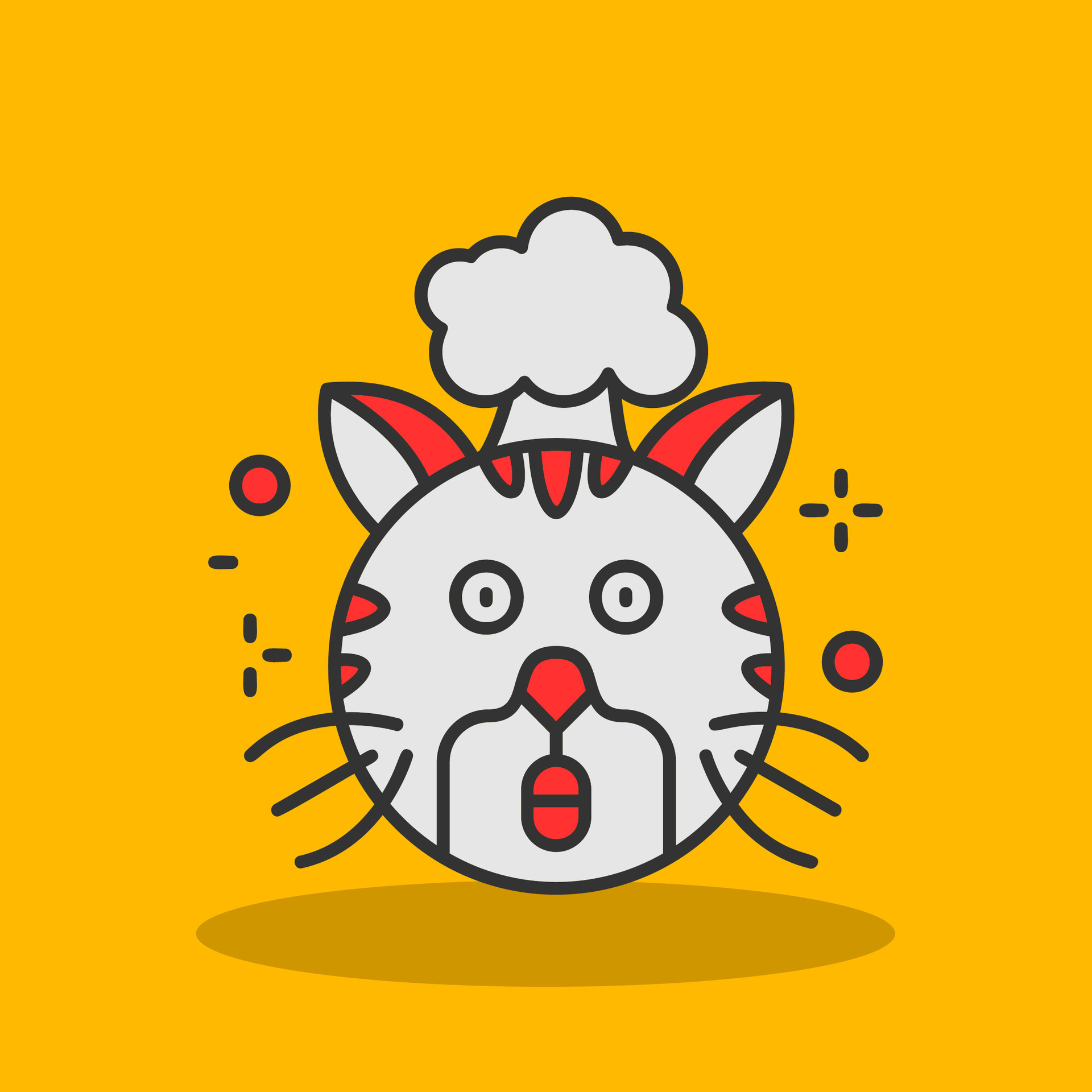 Exploding Filled Shadow Icon 41689215 Vector Art at Vecteezy