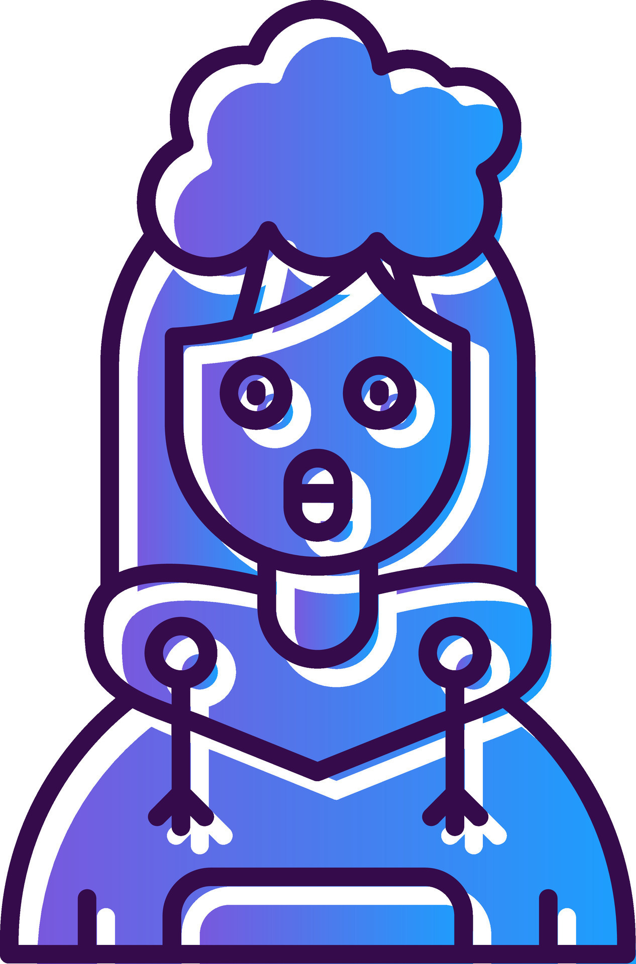 Exploding Gradient Filled Icon 41691342 Vector Art at Vecteezy