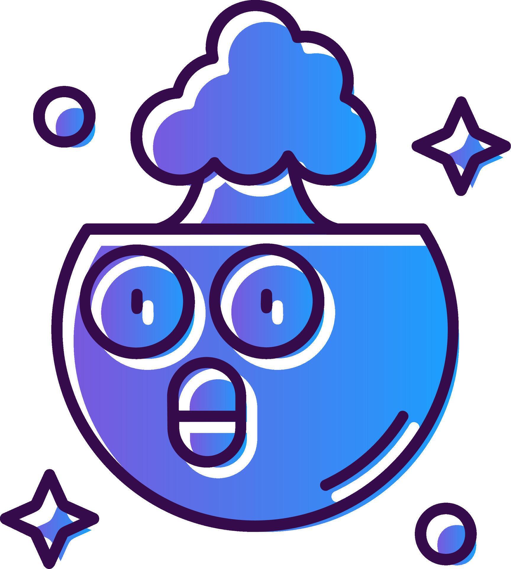 Exploding Gradient Filled Icon 41691528 Vector Art at Vecteezy
