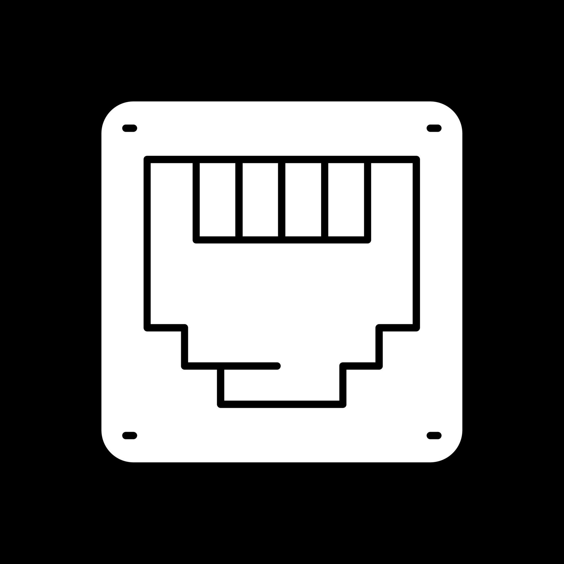 Ethernet Glyph Inverted Icon 41692225 Vector Art at Vecteezy Ethernet Glyph Inverted Icon 41692225 Vector Art at Vecteezy