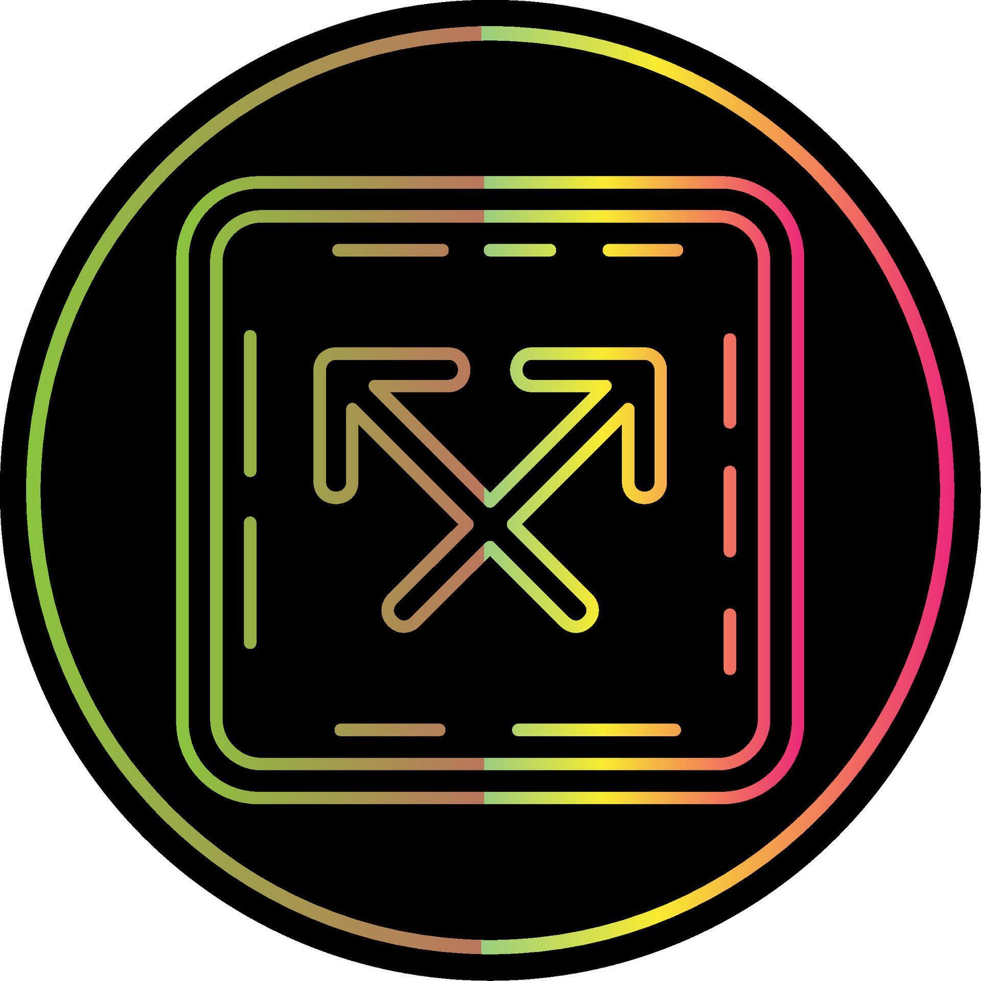Intersect Line Gradient Due Color Icon 41694889 Vector Art At Vecteezy