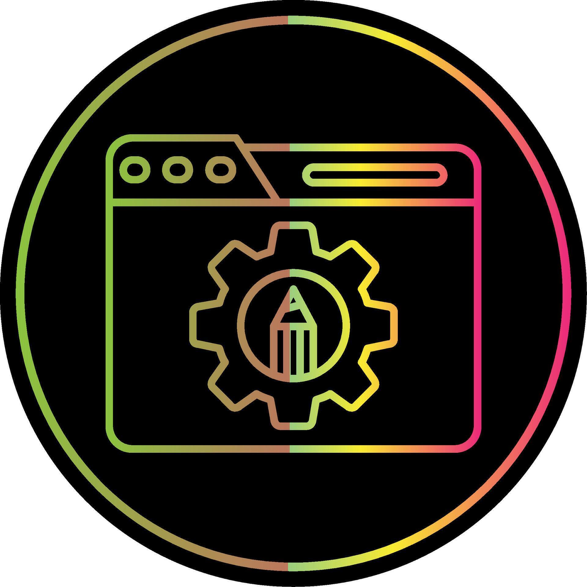 Settings Line Gradient Due Color Icon 41696187 Vector Art at Vecteezy