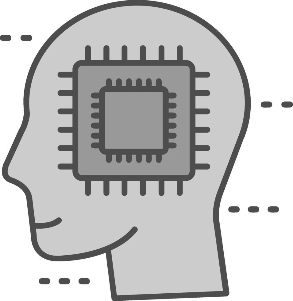 Cpu Line Filled Greyscale Icon 41699695 Vector Art at Vecteezy