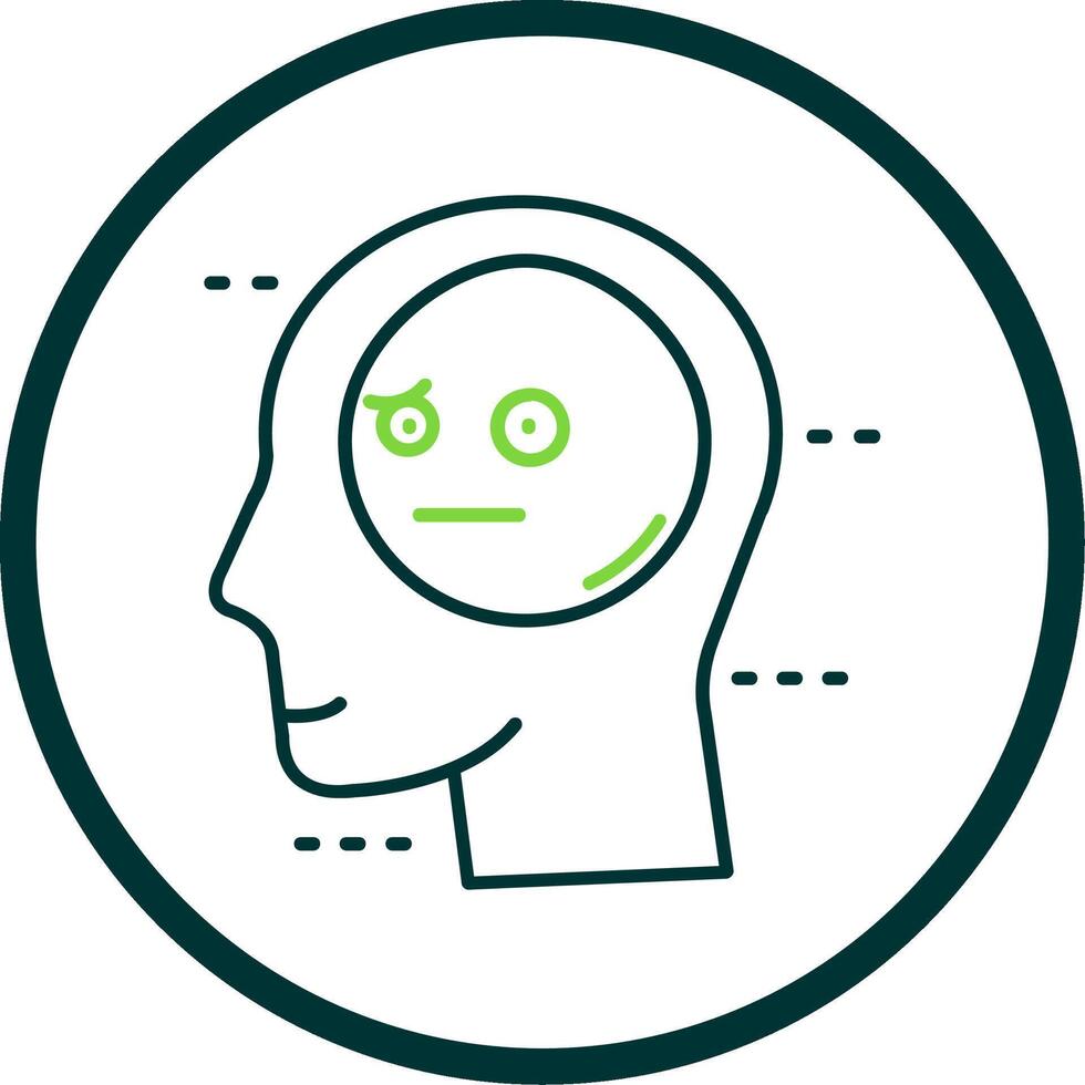 Expressionless Line Circle Icon 41699708 Vector Art at Vecteezy