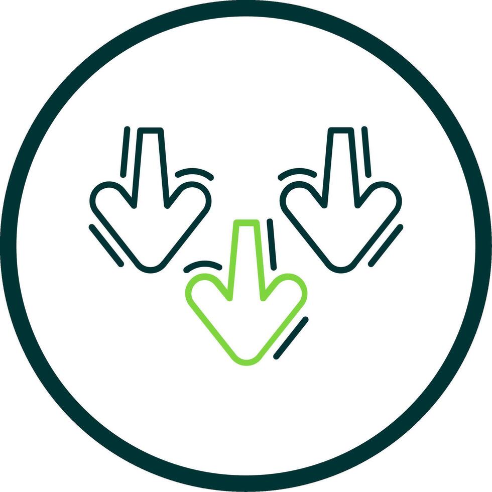 Decrease Line Circle Icon 41699814 Vector Art at Vecteezy