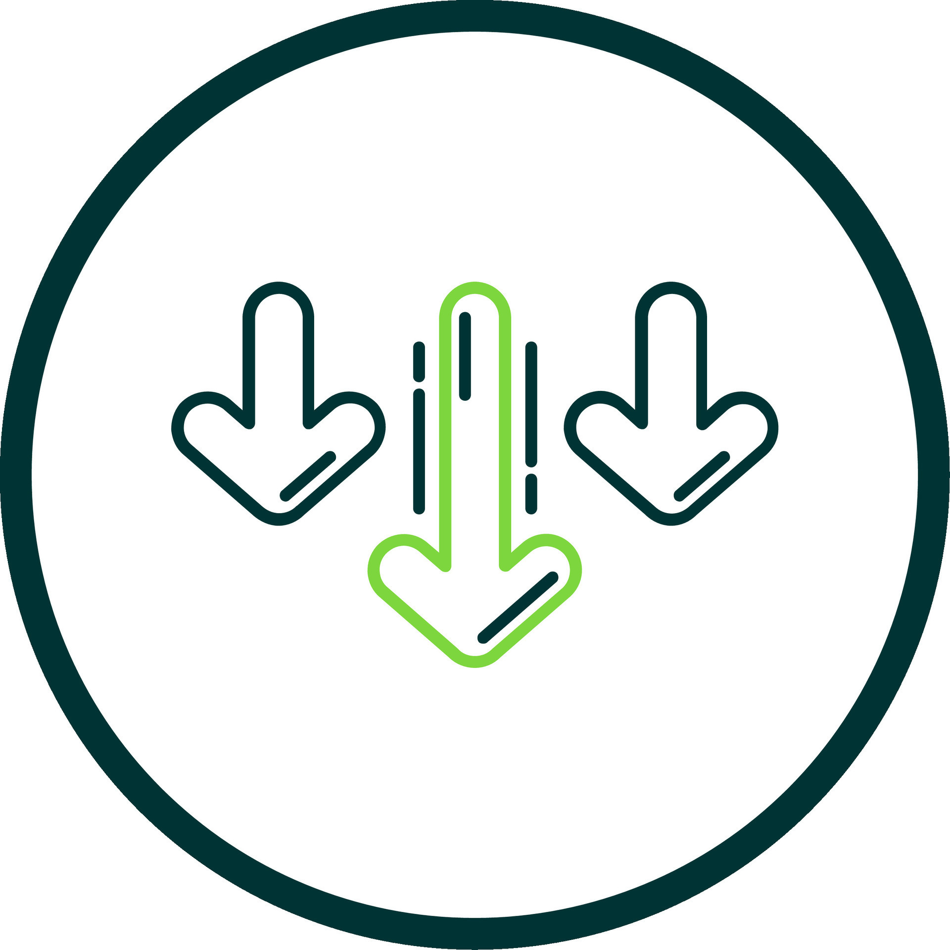 Decrease Line Circle Icon 41699827 Vector Art at Vecteezy