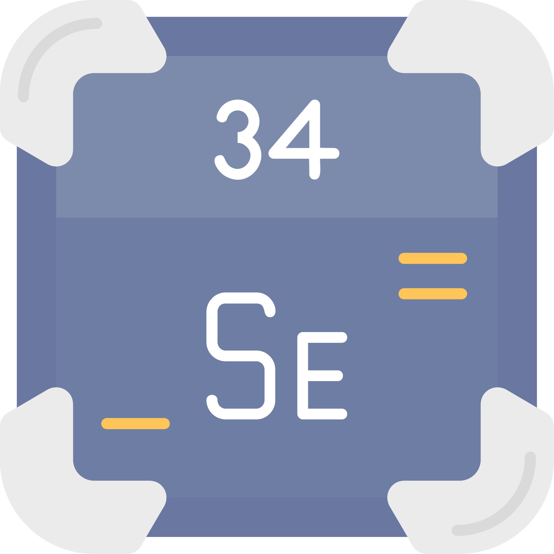 Selenium Flat Light Icon 41700510 Vector Art at Vecteezy