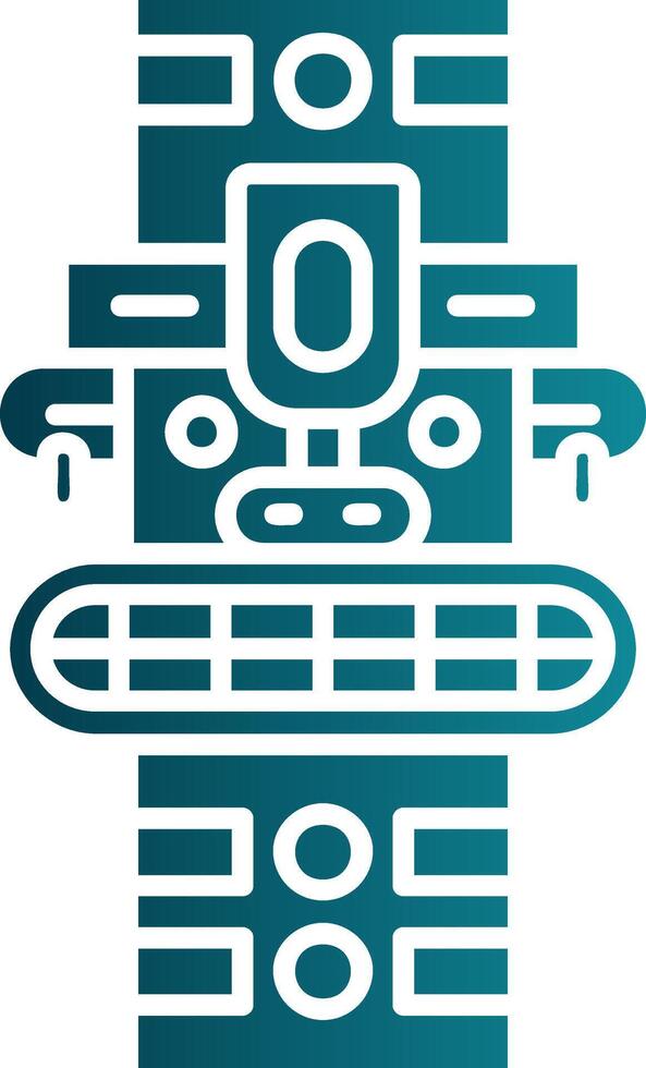 Totem Glyph Gradient Round Corner Icon 41702018 Vector Art at Vecteezy