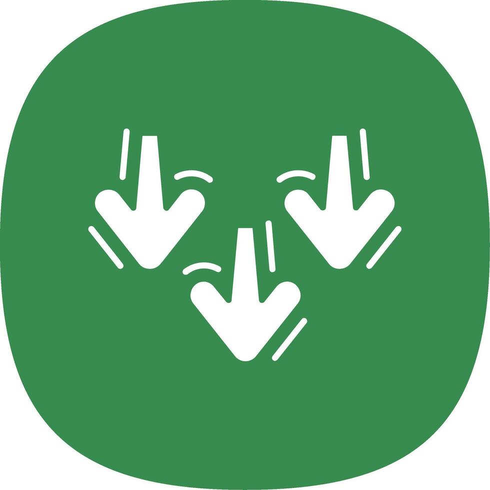 Decrease Glyph Curve Icon 41704048 Vector Art at Vecteezy