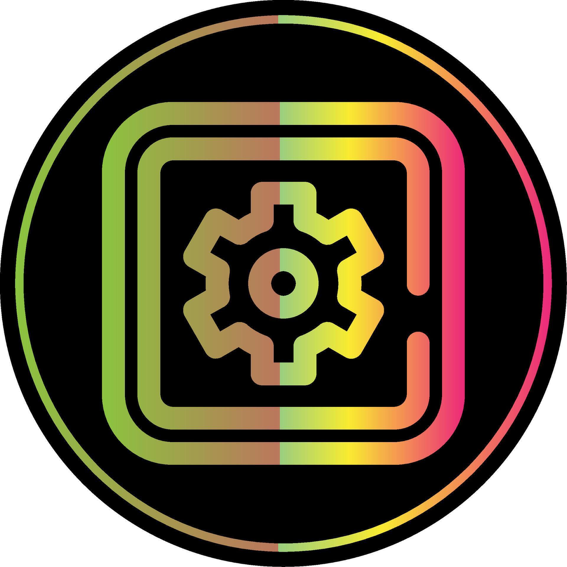 Setting Line Gradient Due Color Icon 41704049 Vector Art At Vecteezy