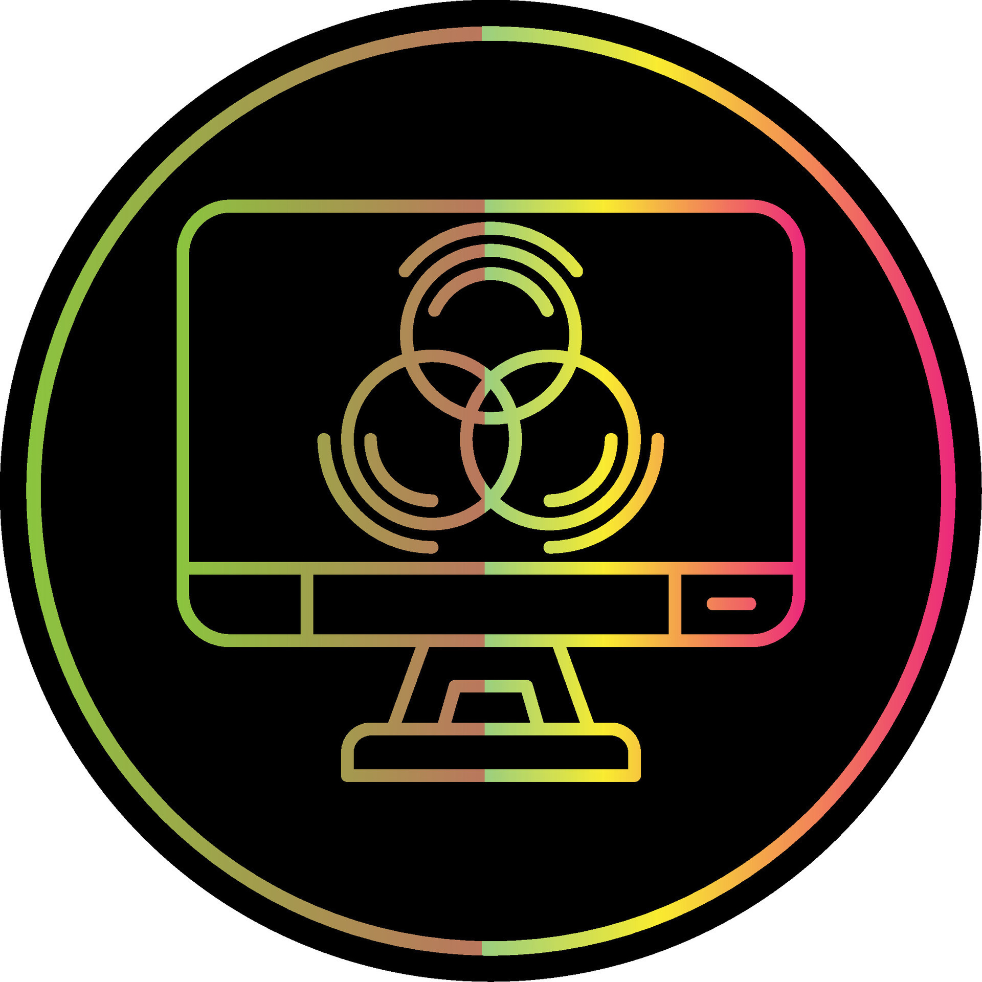 Rgb Line Gradient Due Color Icon 41704549 Vector Art At Vecteezy