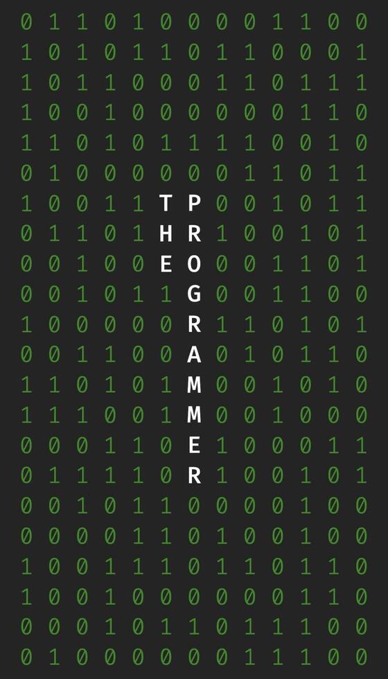 Programmer Business Card with Binary Code Theme 41706473 Template