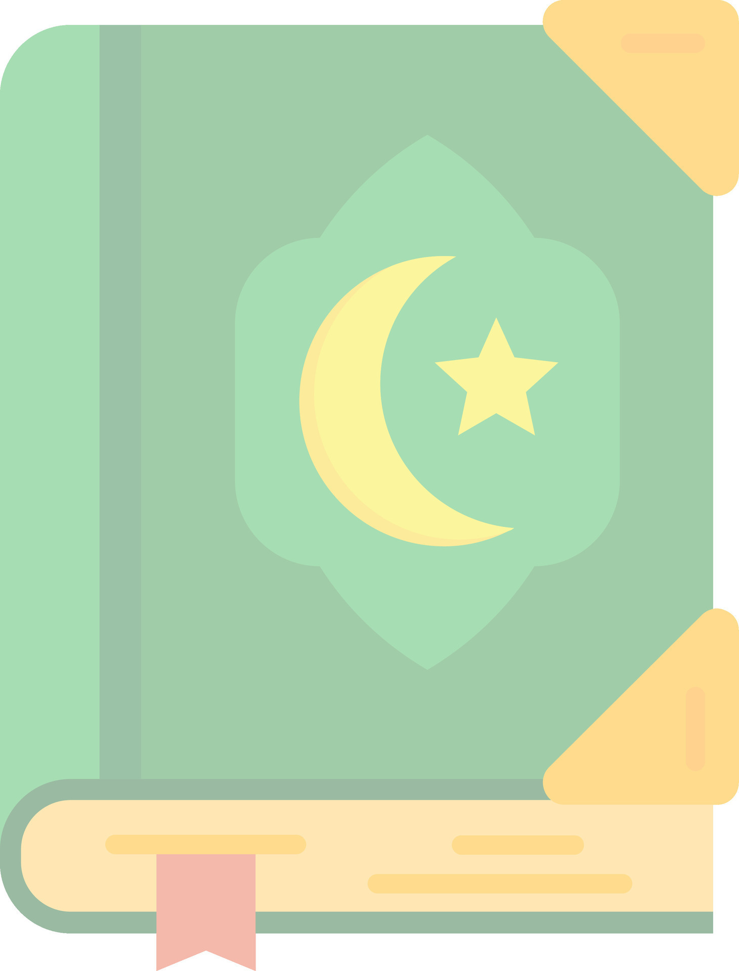 Quran Flat Light Icon 41707034 Vector Art at Vecteezy