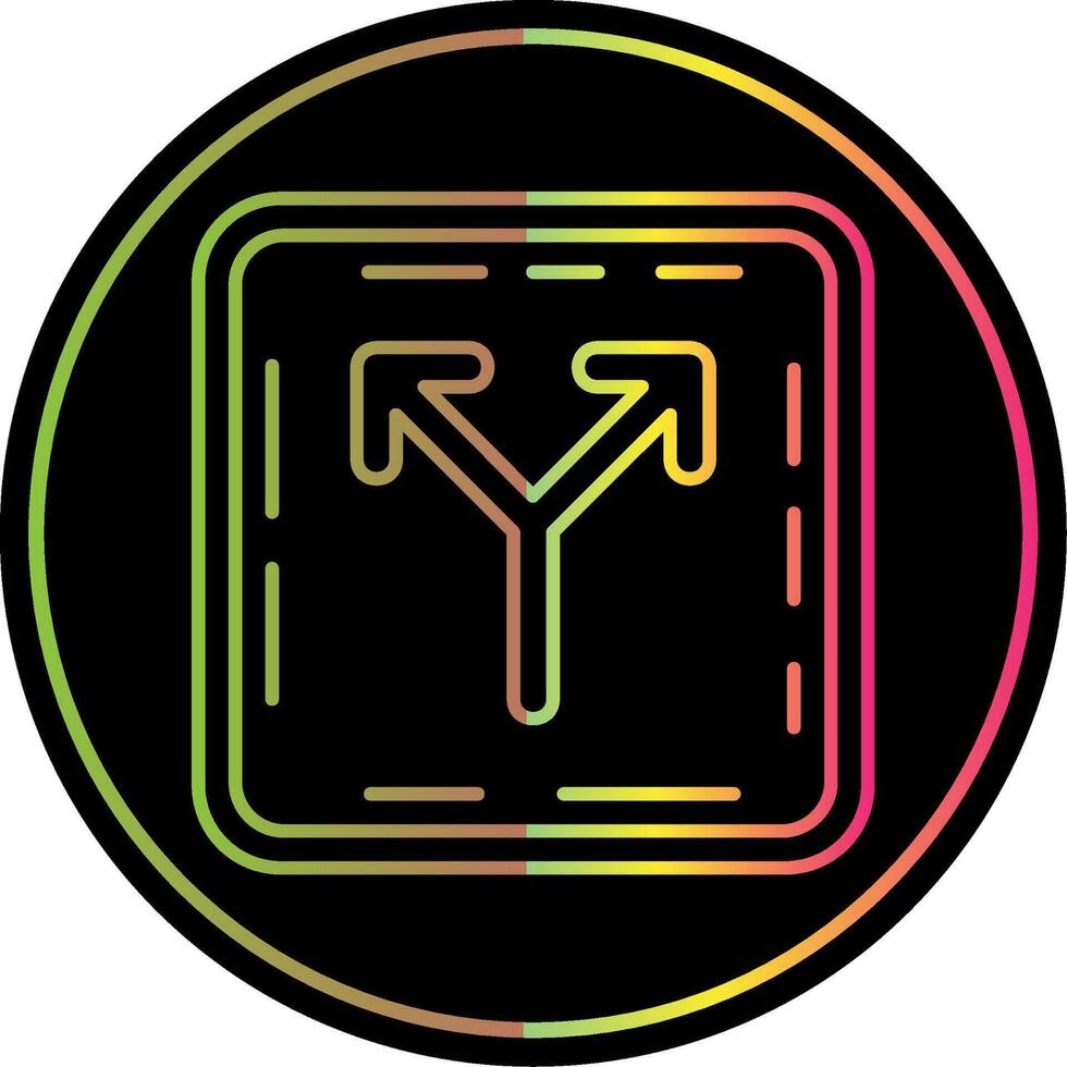 Split Line Gradient Due Color Icon 41708859 Vector Art At Vecteezy