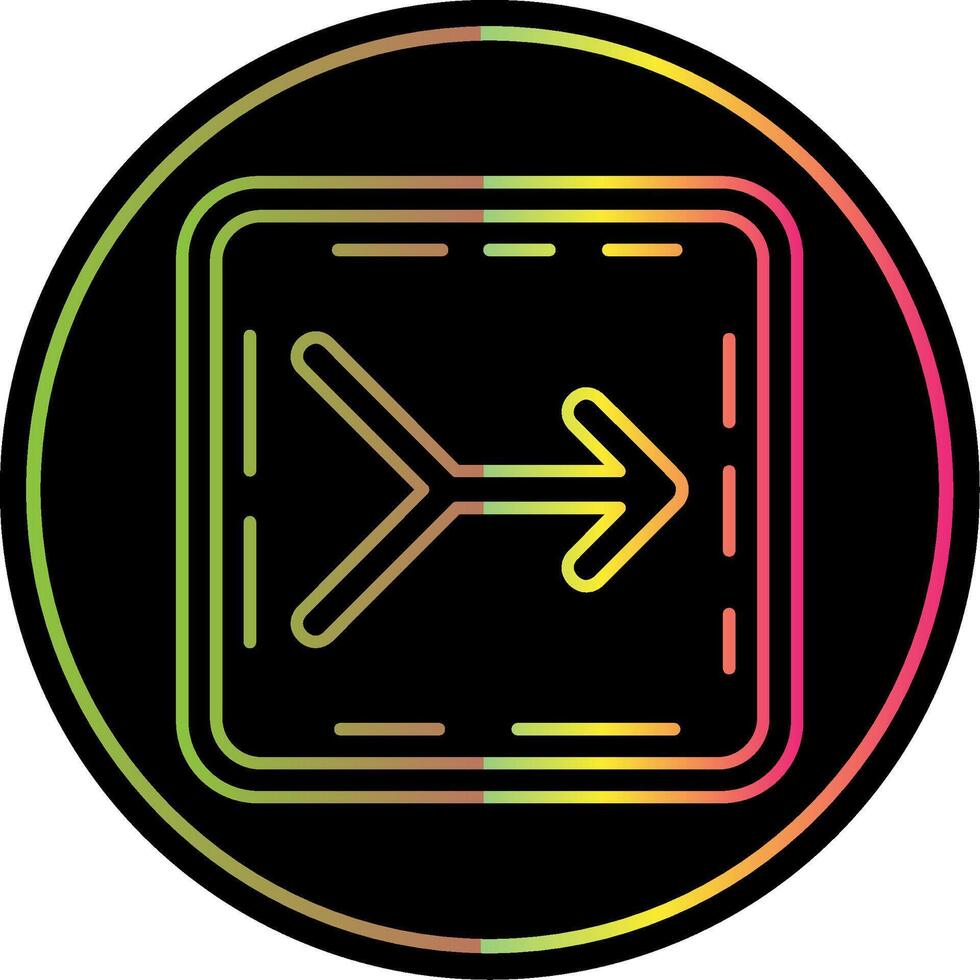 Merge Line Gradient Due Color Icon 41708920 Vector Art At Vecteezy