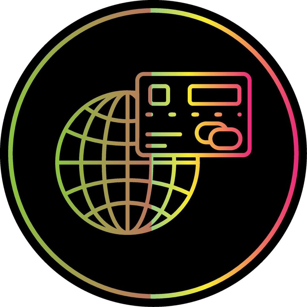 Global Line Gradient Due Color Icon 41718606 Vector Art at Vecteezy