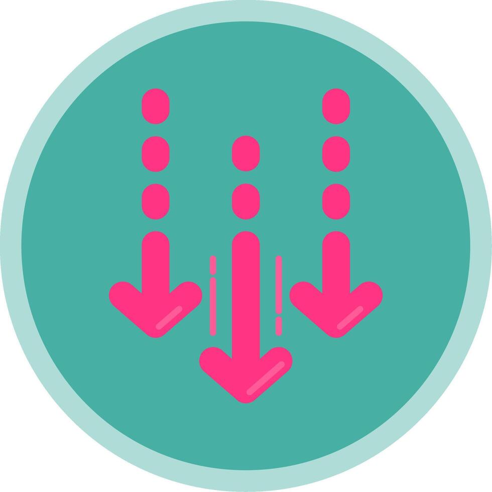 Decrease Flat Multi Circle Icon 41718928 Vector Art at Vecteezy