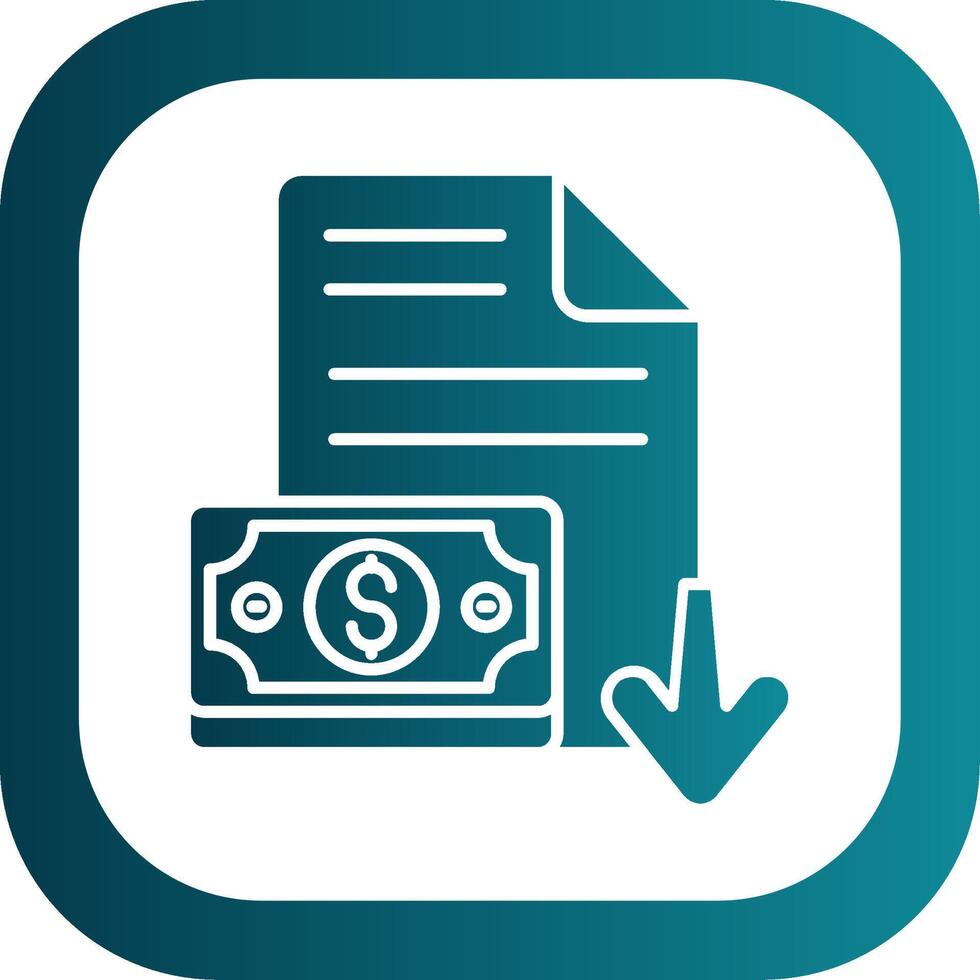 Decrease Glyph Gradient Round Corner Icon 41718965 Vector Art at Vecteezy