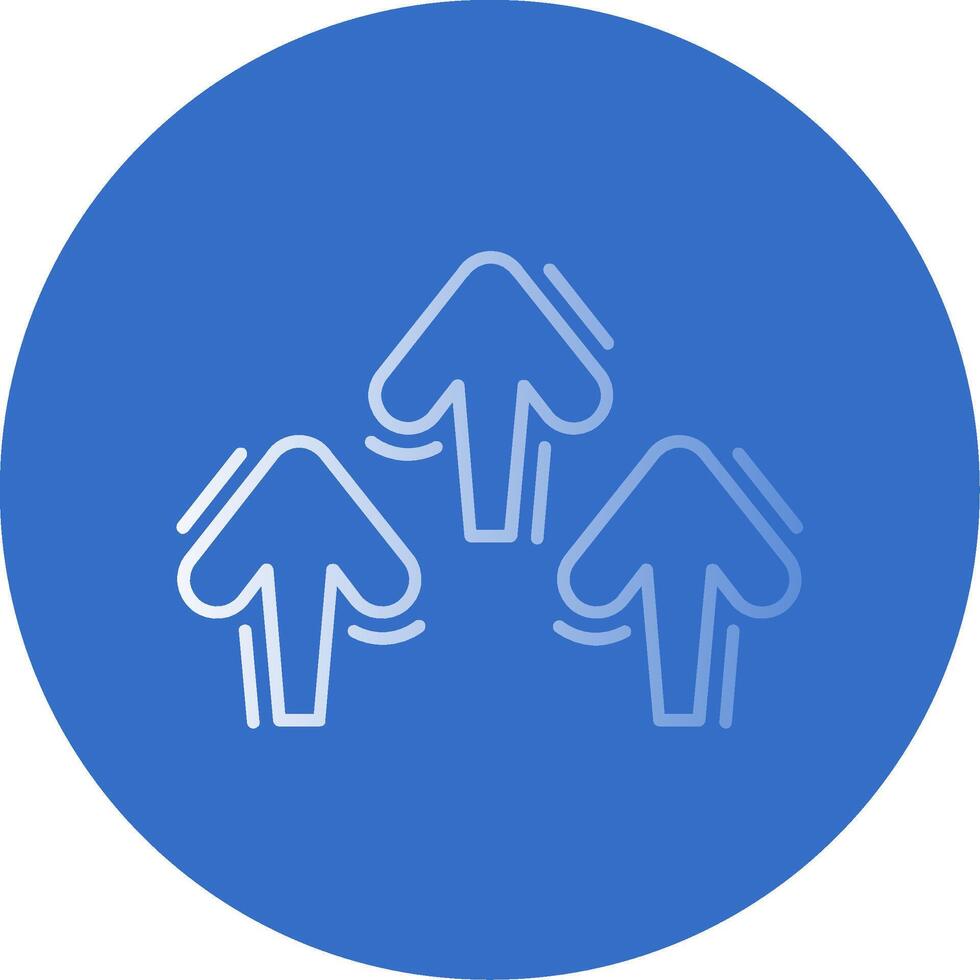 Increase Gradient Line Circle Icon 41718971 Vector Art At Vecteezy