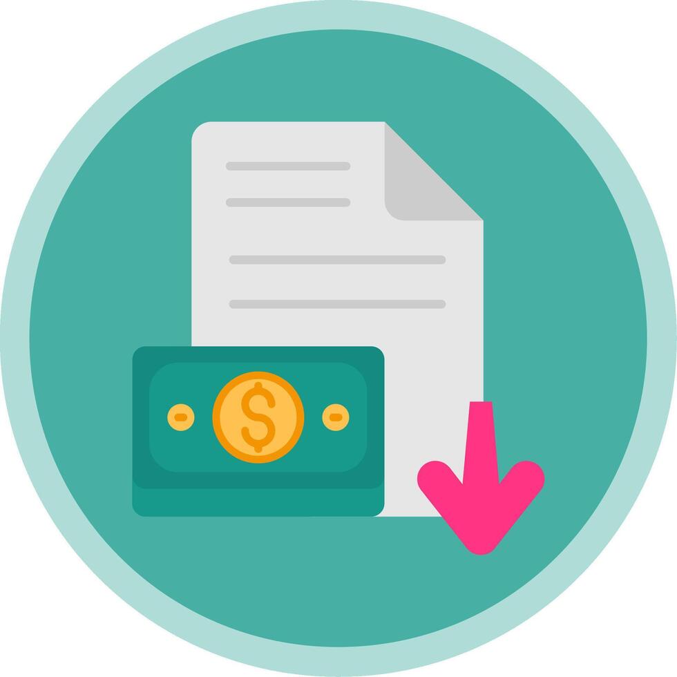 Decrease Flat Multi Circle Icon 41718976 Vector Art at Vecteezy