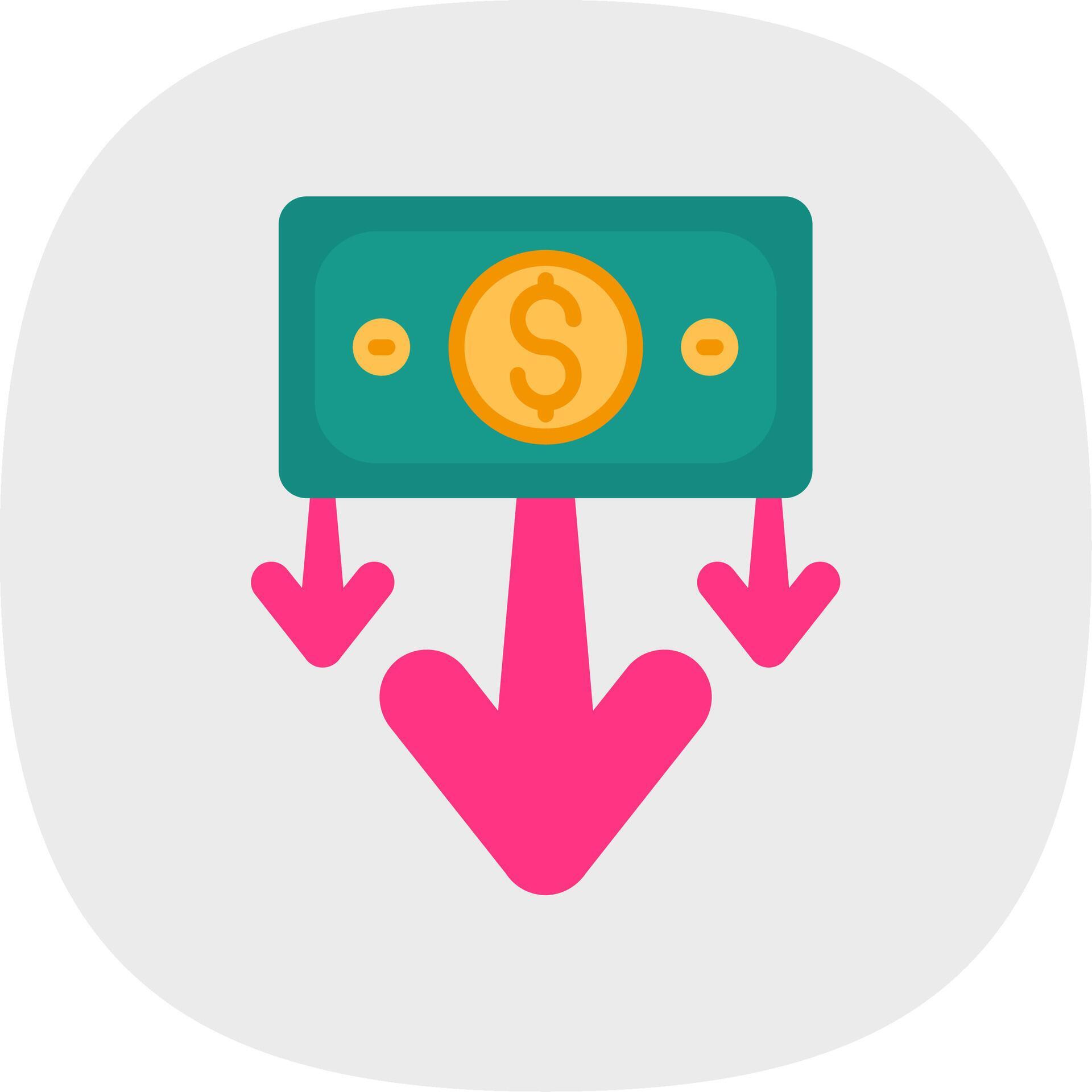 Decrease Flat Curve Icon 41718987 Vector Art at Vecteezy