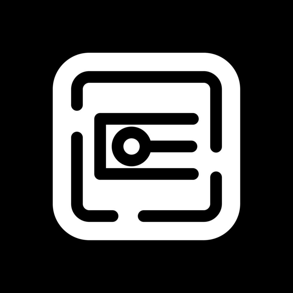 Endpoint Glyph Inverted Icon 41721589 Vector Art at Vecteezy